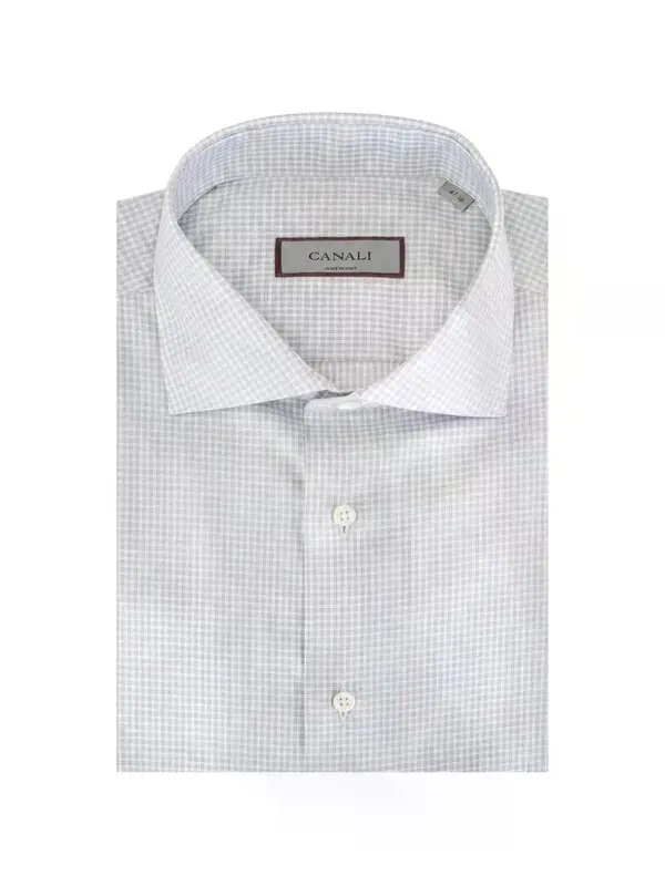 Canali Gingham-check Shirt