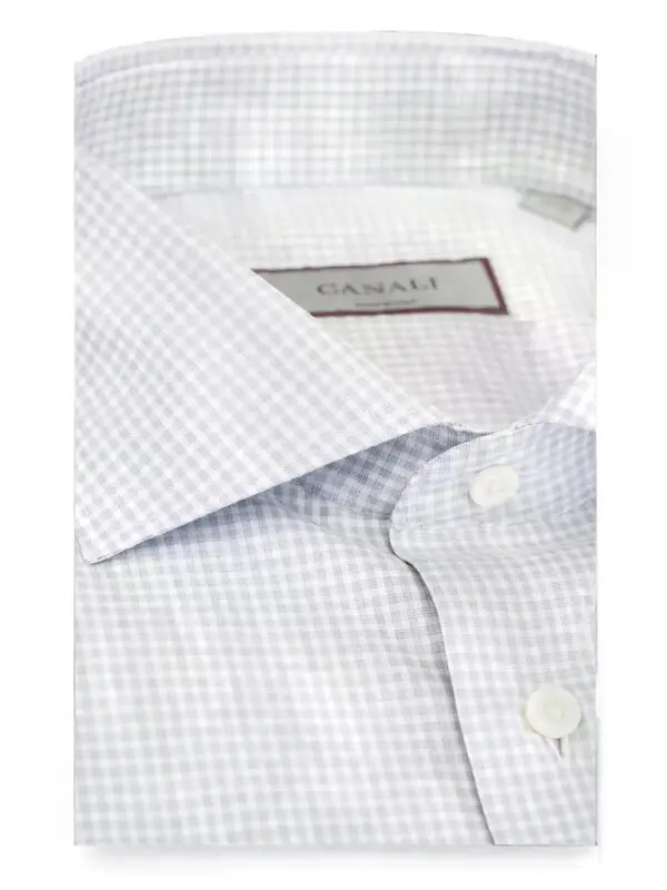 Canali Gingham-check Shirt