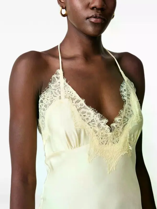 Bardot Silvio Lace-trim Asymmetric Mini Dress