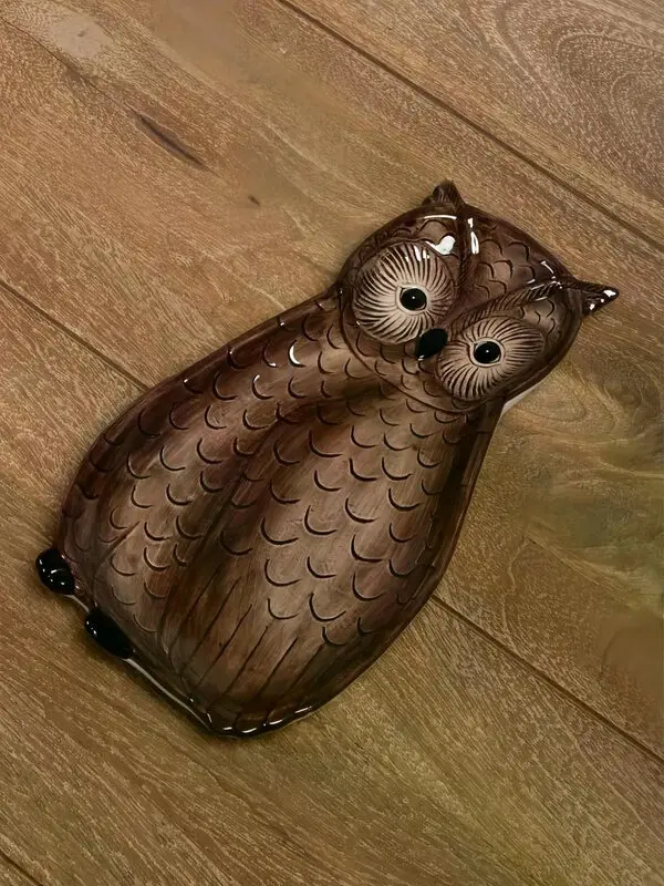 CU I SEEYOU Owl-shaped Ceramic Tray