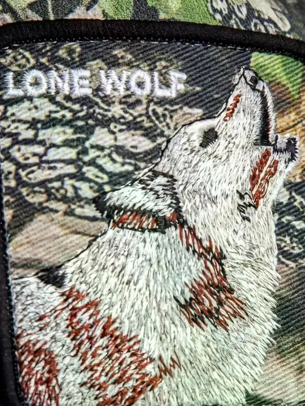 GOORIN BROS Lone Wolf Camouflage-print Trucker Cap