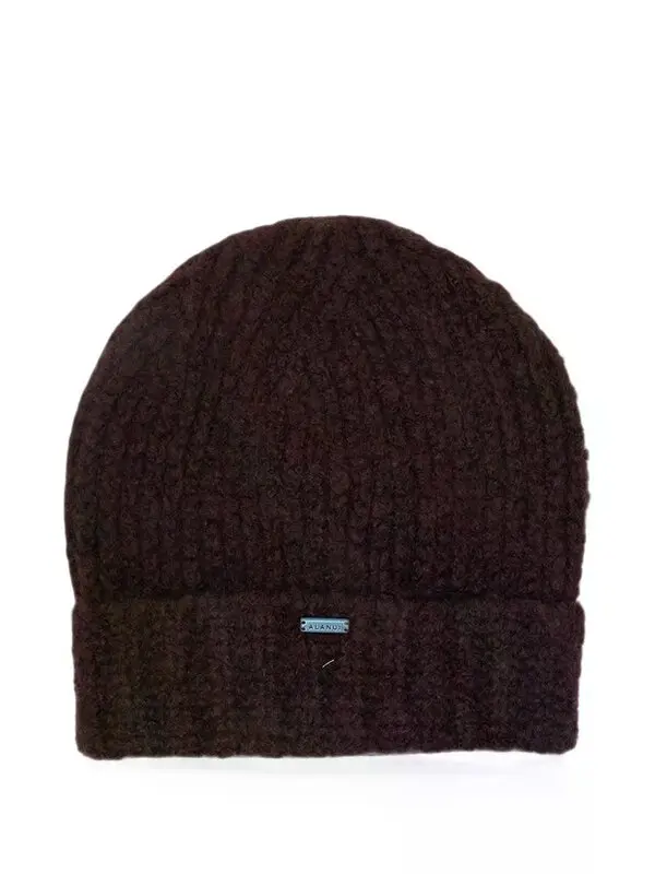 Alanui Ribbed-knit Cashmere Beanie Hat