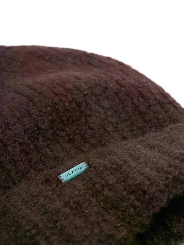 Alanui Ribbed-knit Cashmere Beanie Hat