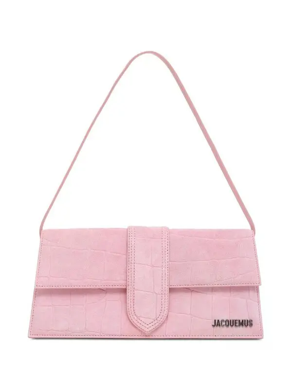 Jacquemus Croc-effect Leather Shoulder Bag