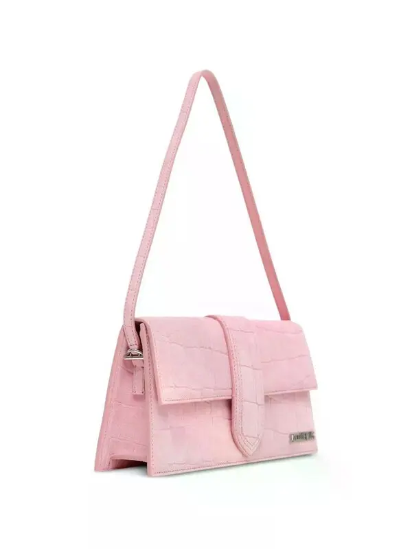 Jacquemus Croc-effect Leather Shoulder Bag