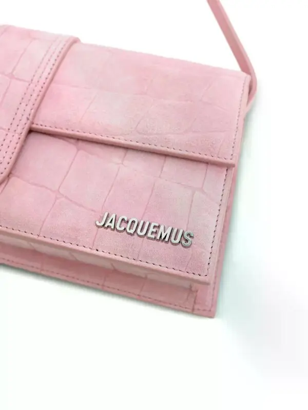 Jacquemus Croc-effect Leather Shoulder Bag