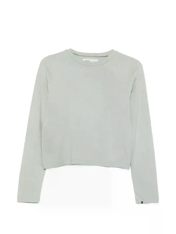 Extreme Cashmere N°451 Lisa Crew-neck Long-sleeve T-shirt - Green