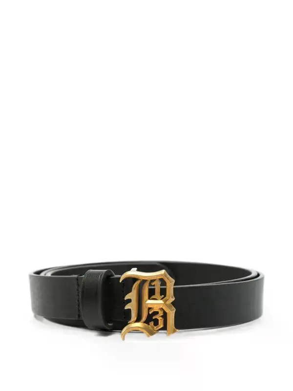 R13 Logo-buckle Leather Belt