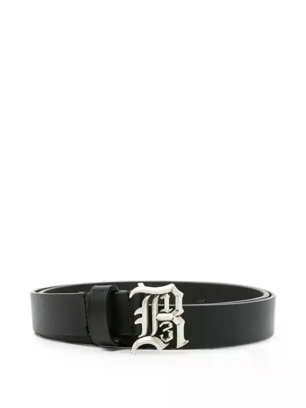R13 Logo-plaque Leather Belt