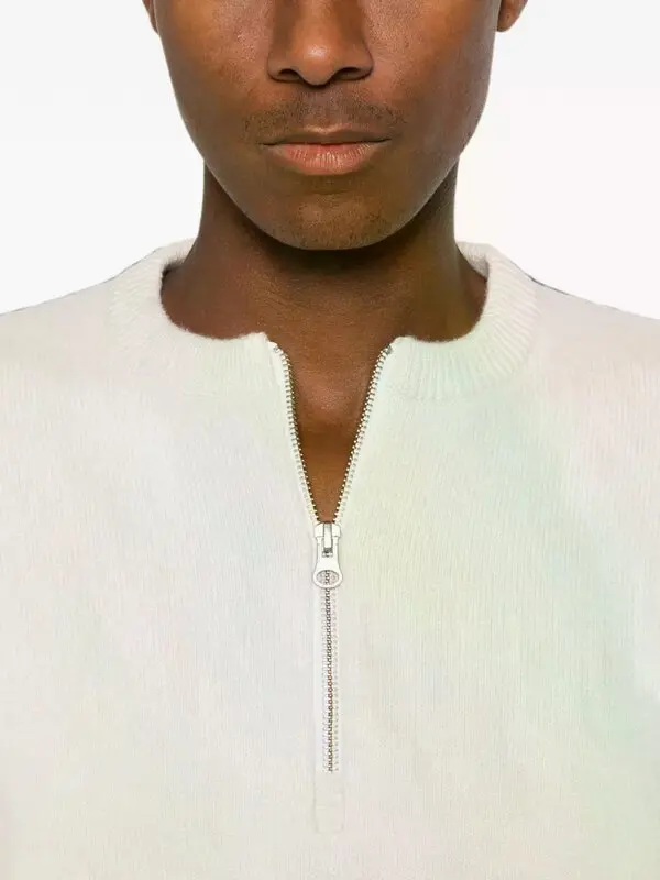 Extreme Cashmere Like Half-zip Drop-shoulder Sweater