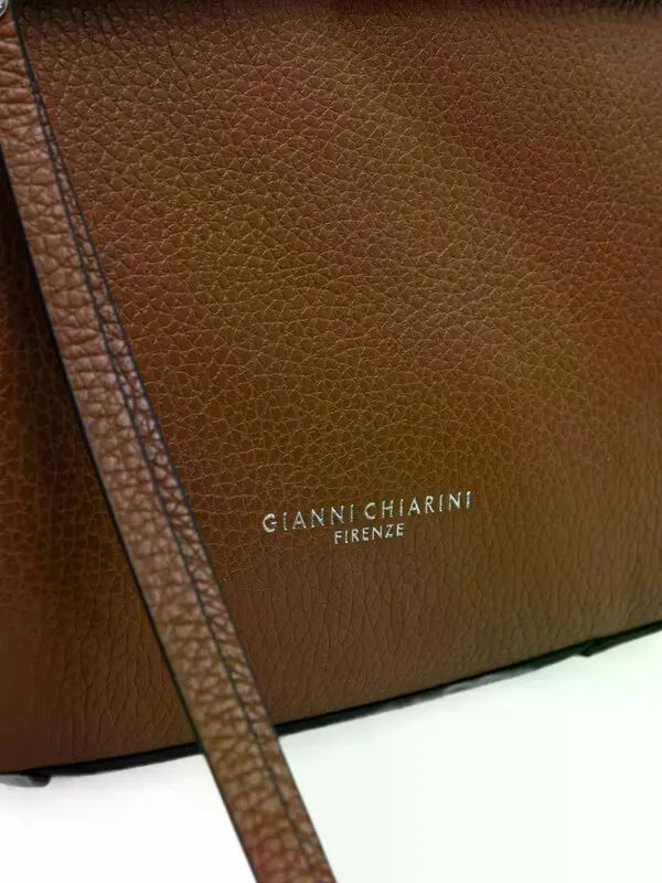 GIANNI CHIARINI Medium Helena Grained-leather Tote Bag