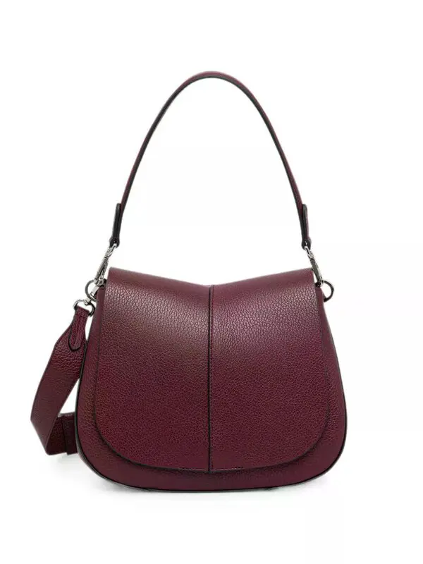GIANNI CHIARINI Medium Helena Round Grained-leather Shoulder Bag