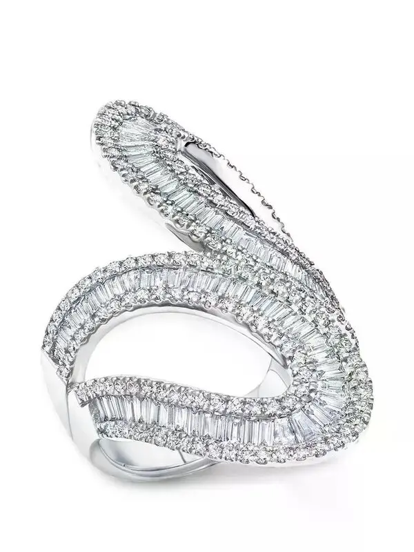 GRAZIELA Diamond Bypass Ring
