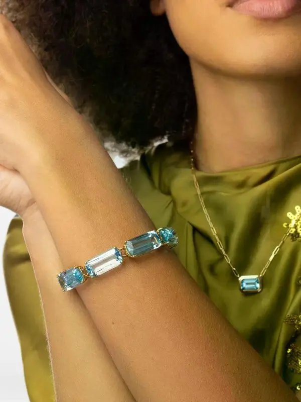 Goshwara Gossip Topaz And Diamond Bracelet