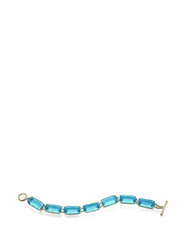 Goshwara Gossip Topaz And Diamond Bracelet - Gold