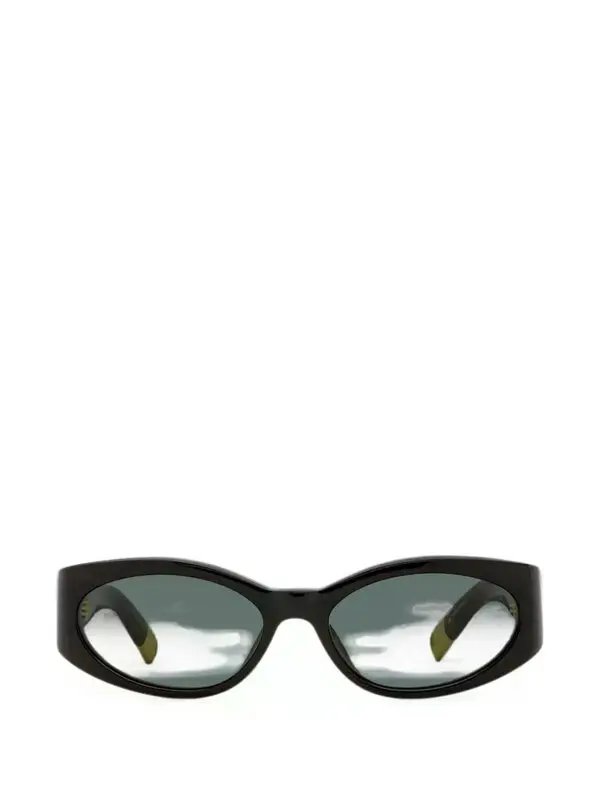 Jacquemus Jac4s Ovalo Sunglasses - Black