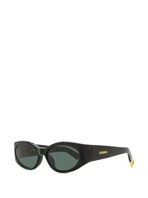 Jacquemus Oval Sunglasses - Black