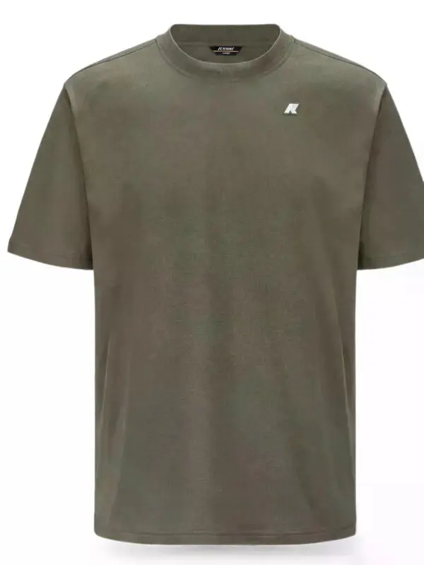 K-WAY Solo Logo-patch Crew-neck T-shirt