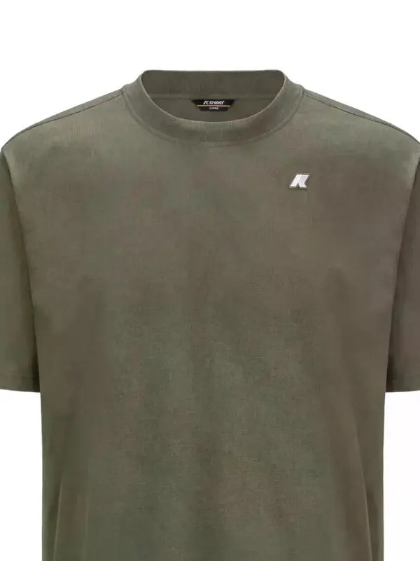 K-WAY Solo Logo-patch Crew-neck T-shirt