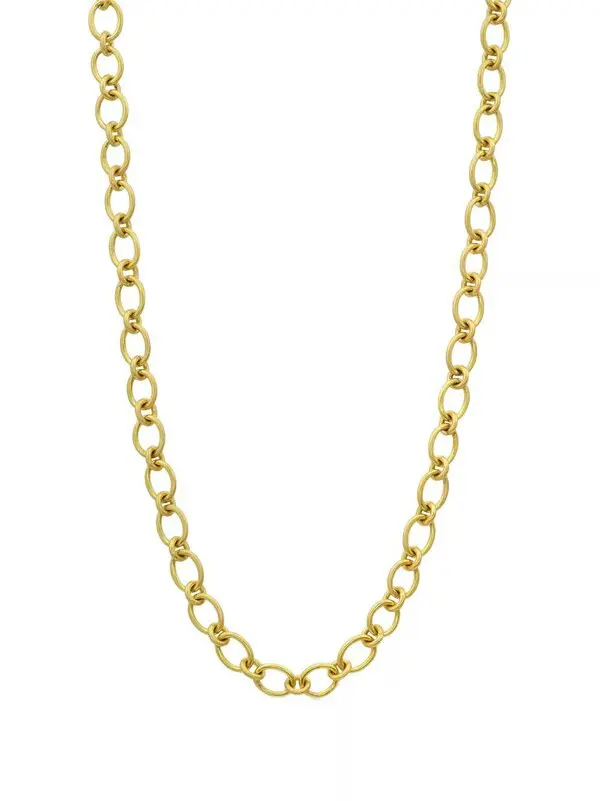 LEIGH MAXWELL 18k Yellow Diamond Heart Pendant Necklace - Gold