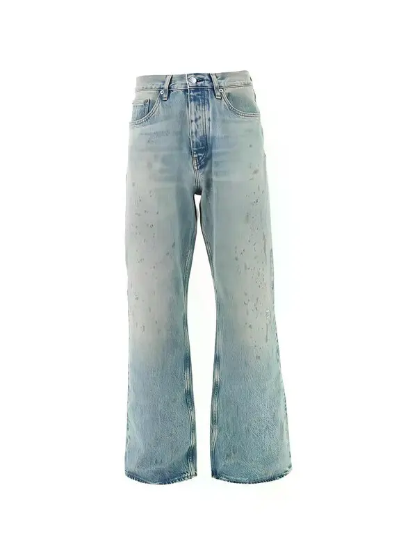 SUNFLOWER Relaxed Fit Paint-splatter Jeans
