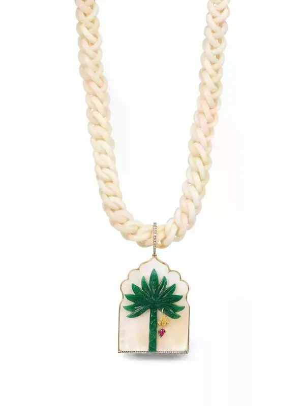 SILVIA FURMANOVICH Window Multi-stone Pendant Necklace