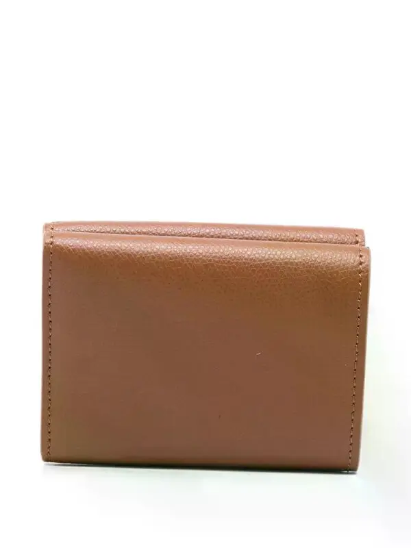 Fendi Diamonds Logo-plaque Leather Wallet