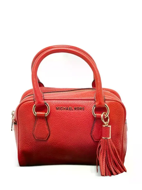 Michael Kors Bedford Leather Tote Bag - Orange