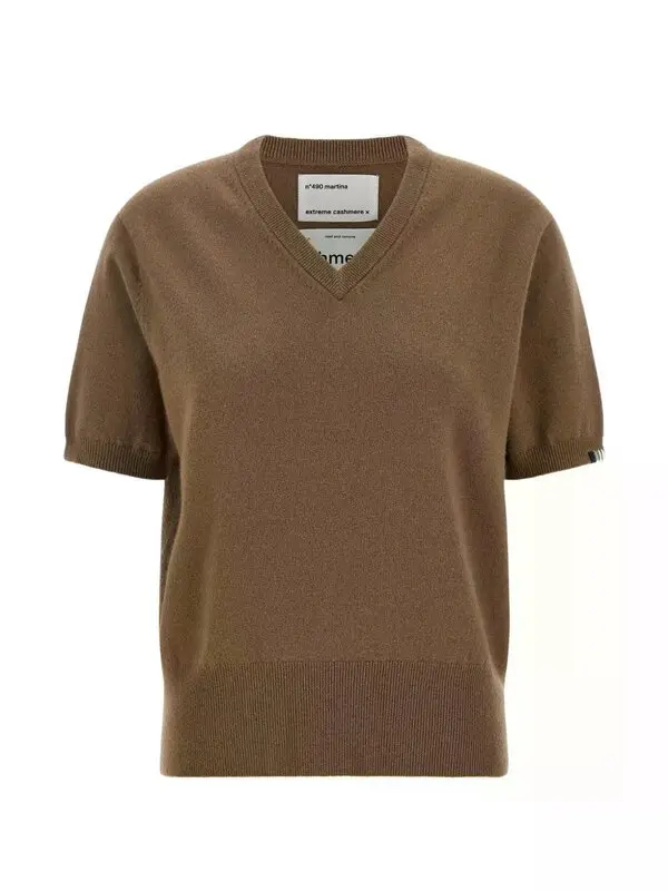 Extreme Cashmere N°490 Martina Short-sleeve Sweater