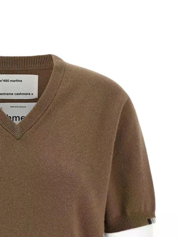 Extreme Cashmere N°490 Martina Short-sleeve Sweater