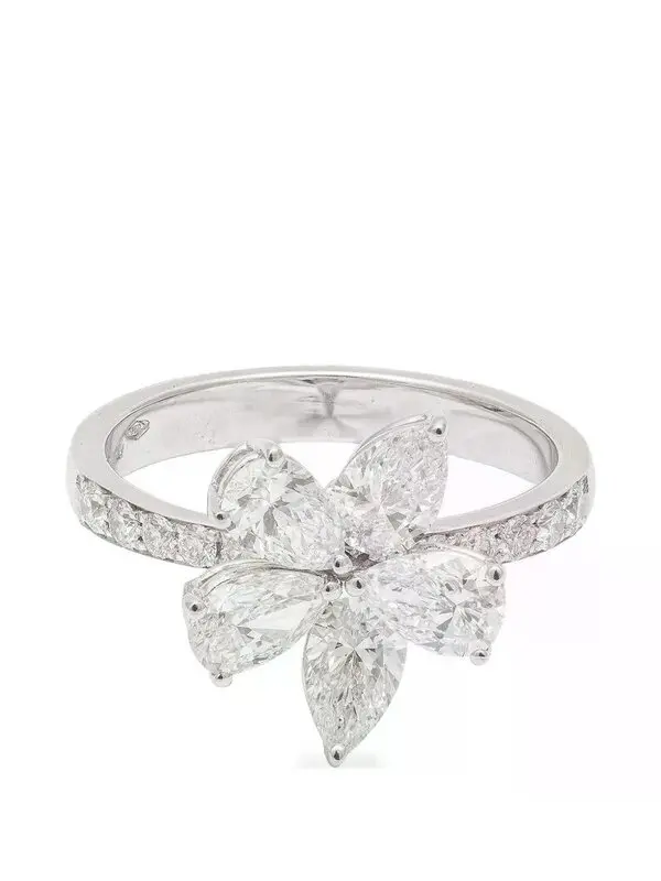 ZYDO Diamond Flower Ring