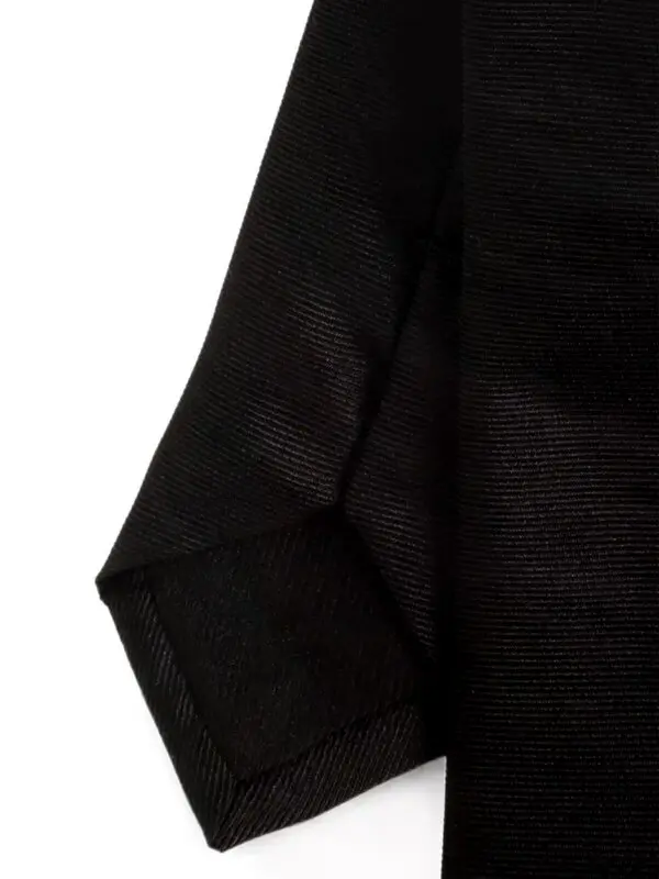 Moschino Logo-embroidered Silk Tie