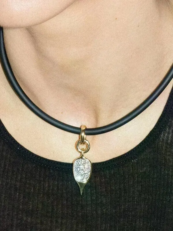 UNIFORM OBJECT Thorn Carriage Diamond Pendant - Gold