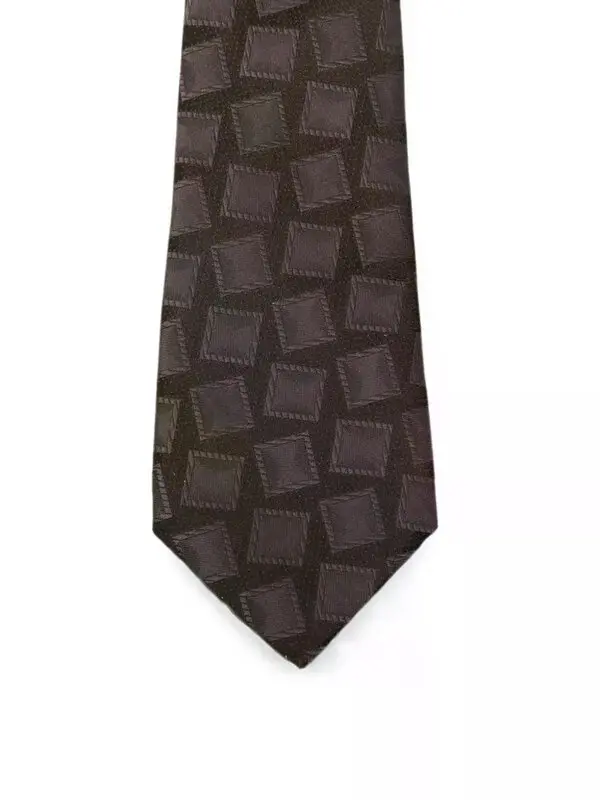 Giorgio Armani Geometric-pattern Tie