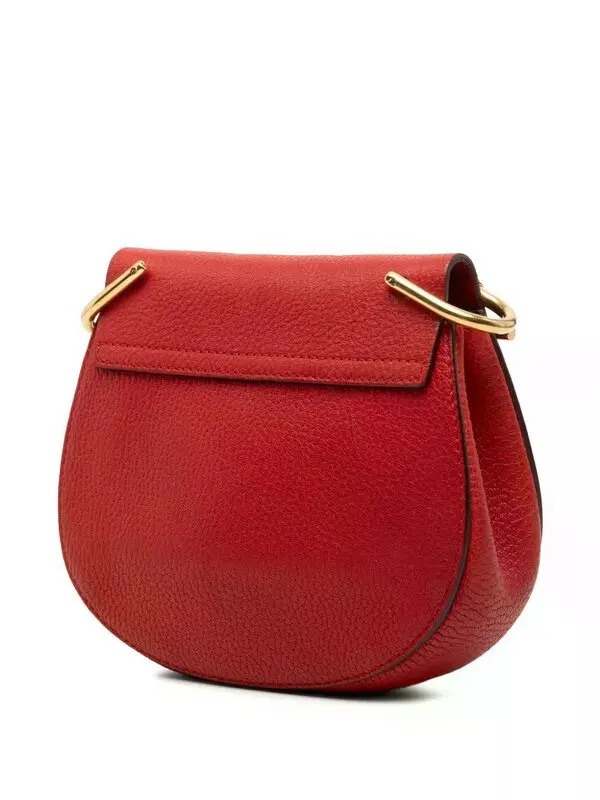 Chloé Drew Small Leather Bag - Red