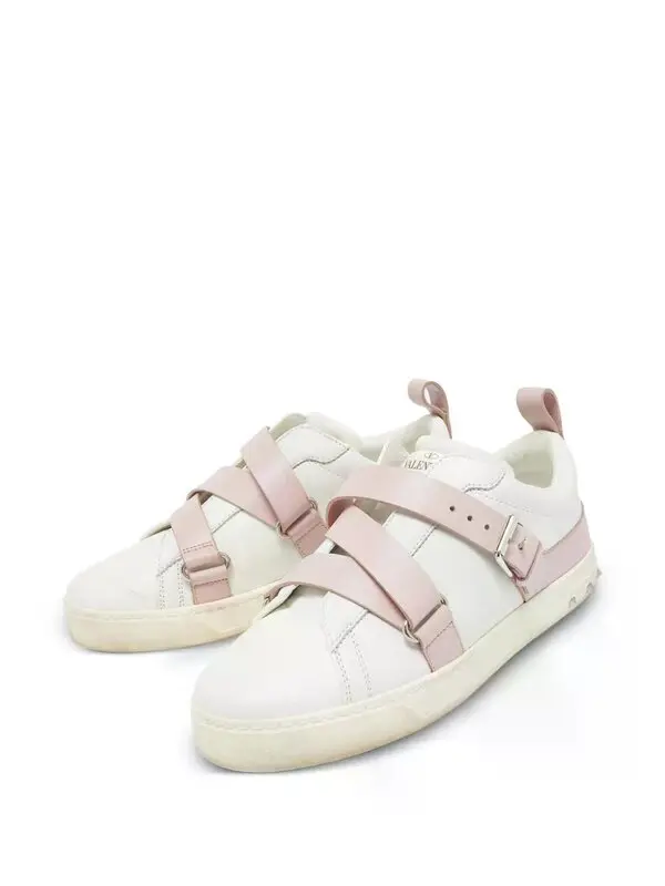 Valentino Garavani Rockstud Buckle Sneakers - White