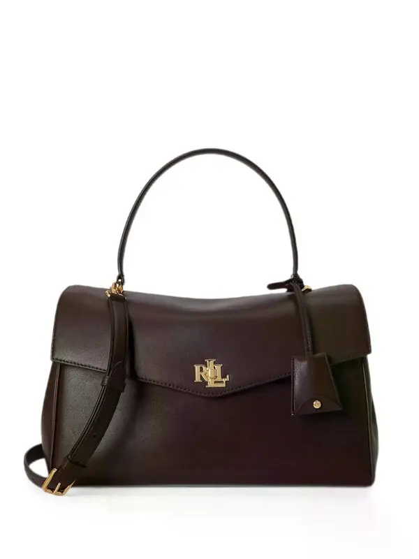 Ralph Lauren Logo-plaque Leather Tote Bag
