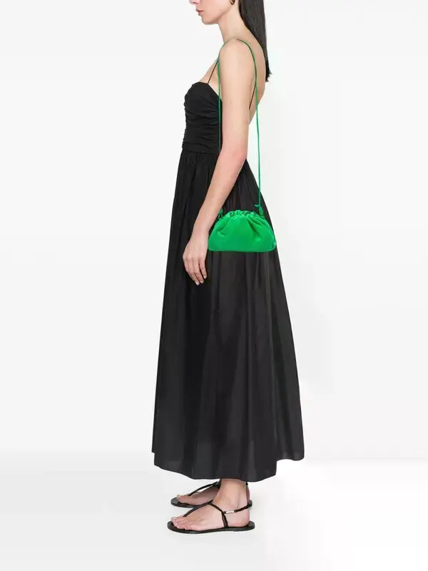 Bottega Veneta 2012-2026 Lambskin The Mini Pouch Crossbody Bag - Green