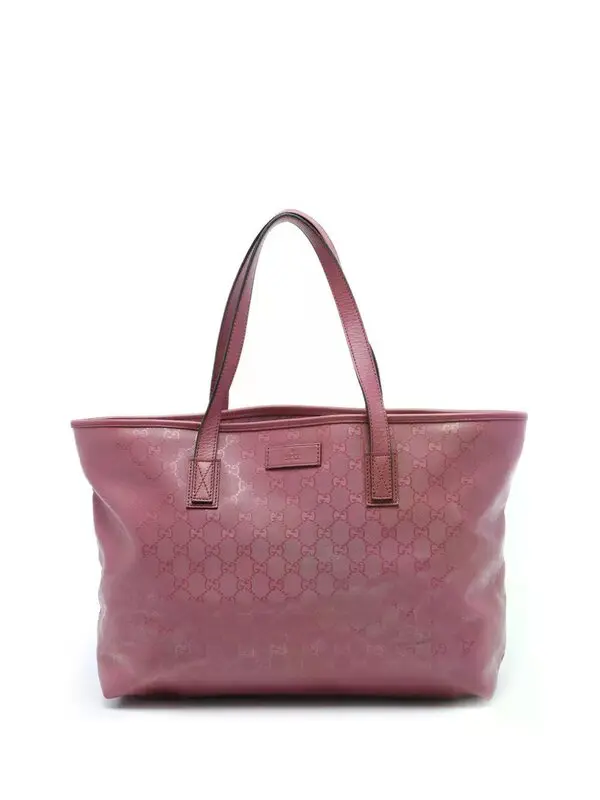 Gucci 2016-2026 Medium Gg Imprime Tote Bag - Pink