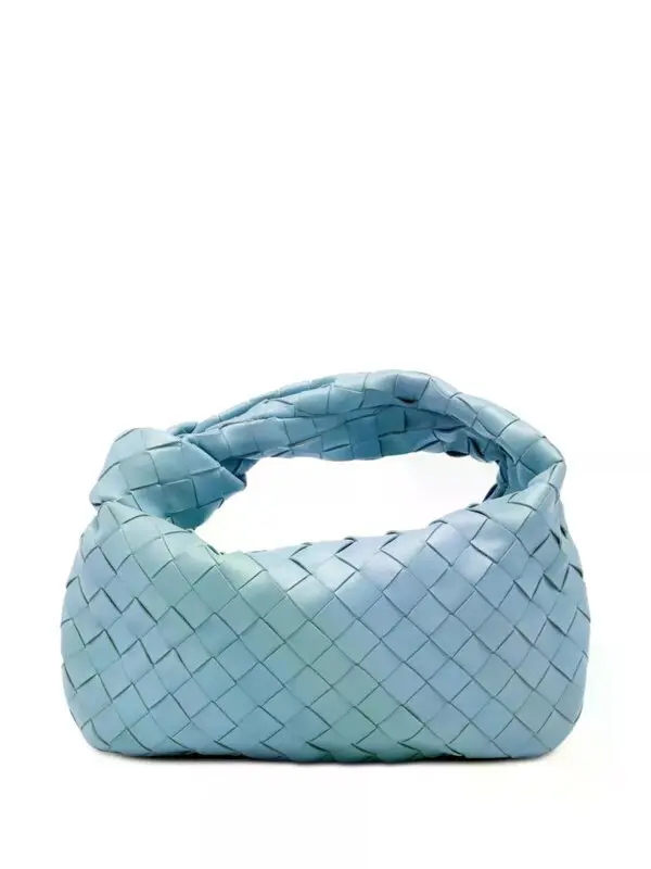 Bottega Veneta 2012-2026 Mini Nappa Intrecciato Jodie Hobo Bag - Blue
