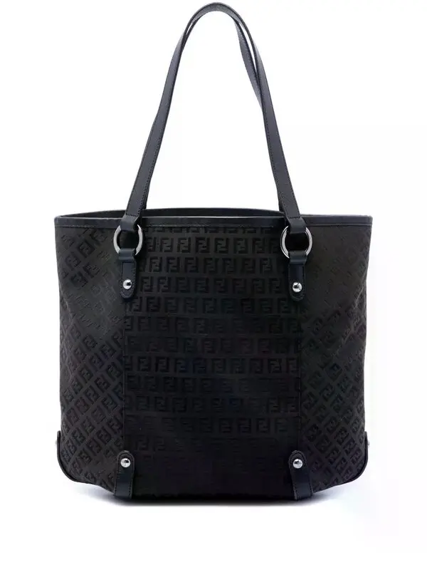 Fendi 2000-2010 Zucchino Canvas Tote Bag