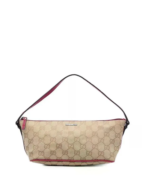 Gucci 2000-2015 Gg Canvas Boat Shoulder Bag - Neutrals