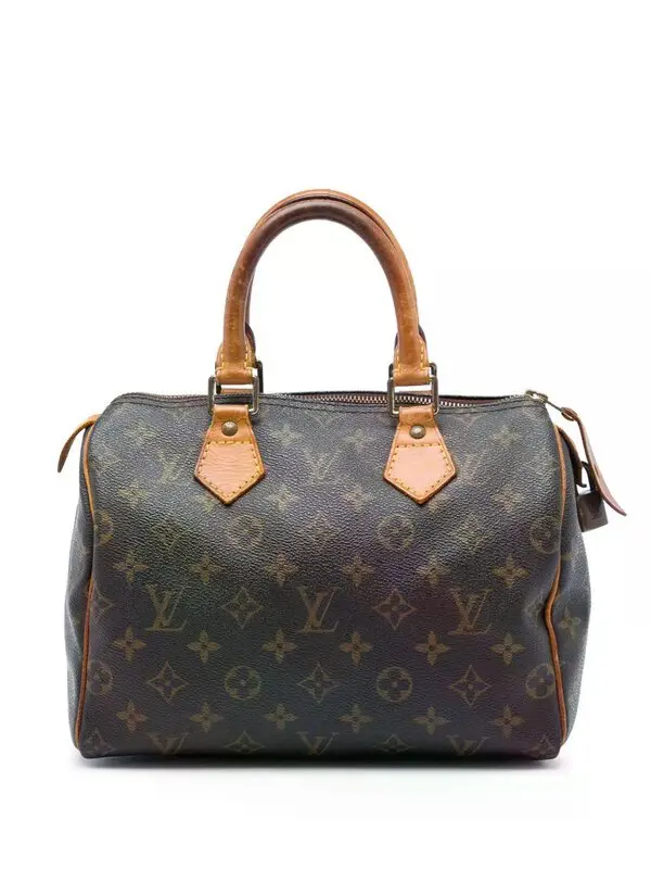 LOUIS VUITTON 2004 Monogram Speedy 25 Boston Bag - Brown