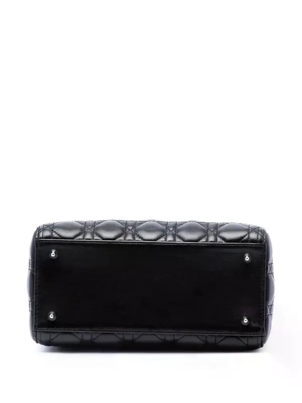 Dior 2013 Medium Lambskin Cannage Lady Satchel