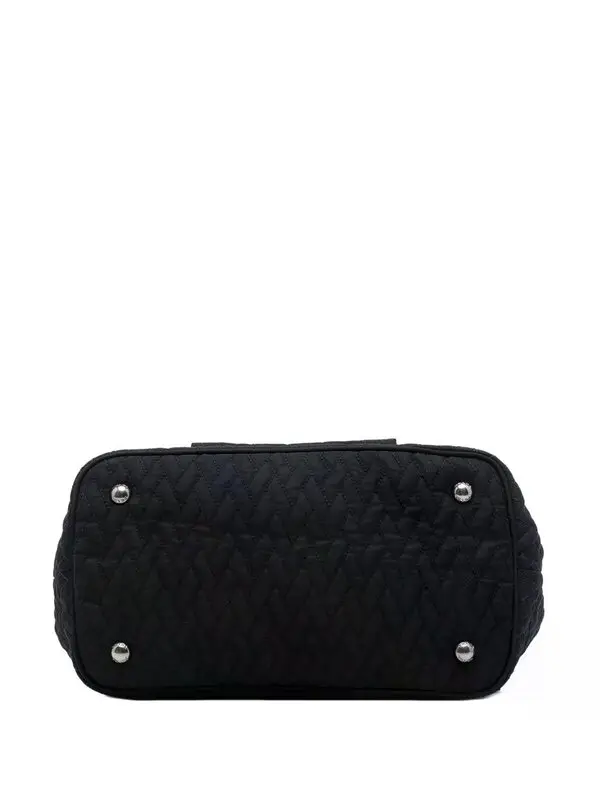 Prada 2010-2026 Impuntu Tessuto Chain Tote Satchel