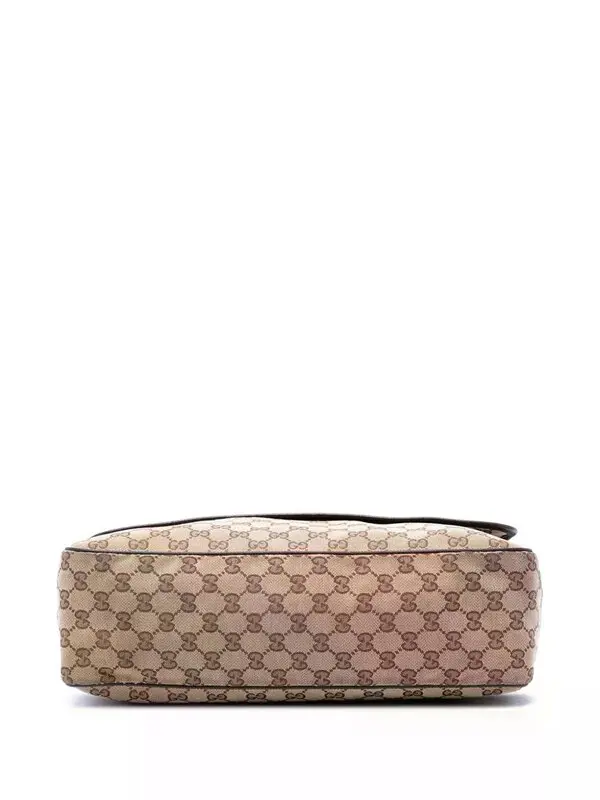 Gucci 2016-2026 Gg Canvas Web Flap Messenger Bag Crossbody Bag