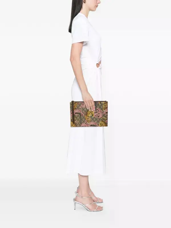 Gucci 2000-2015 Gg Supreme Bengal Clutch Bag