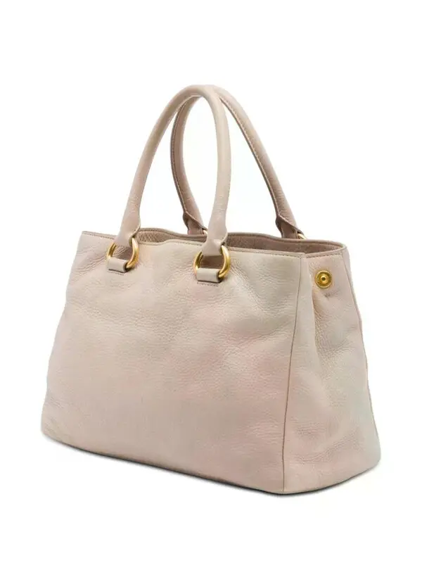 Prada 2010-2026 Vitello Phenix Open Convertible Tote Satchel