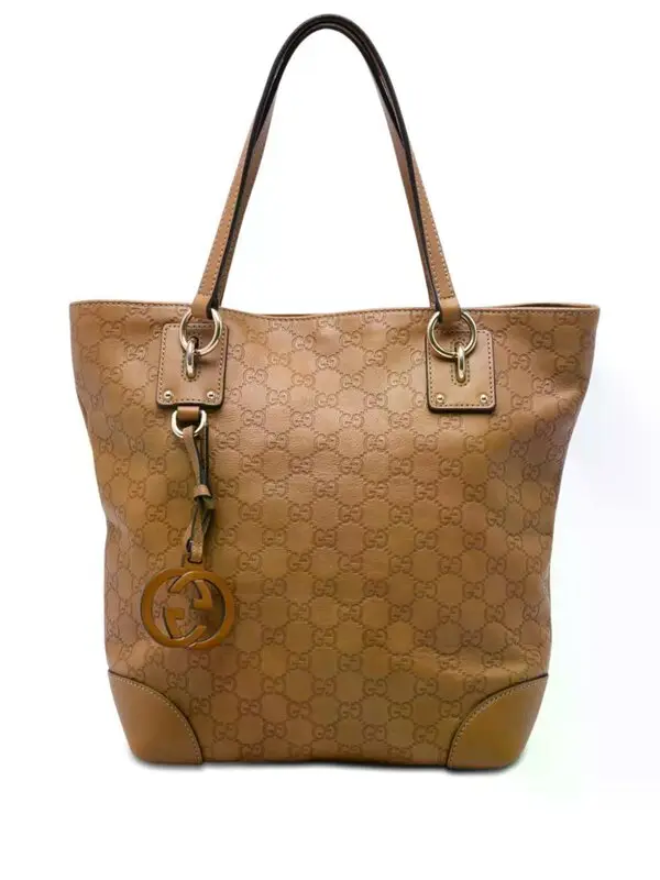Gucci 2016-2026 Medium Guccissima Gg Charm Tote Bag
