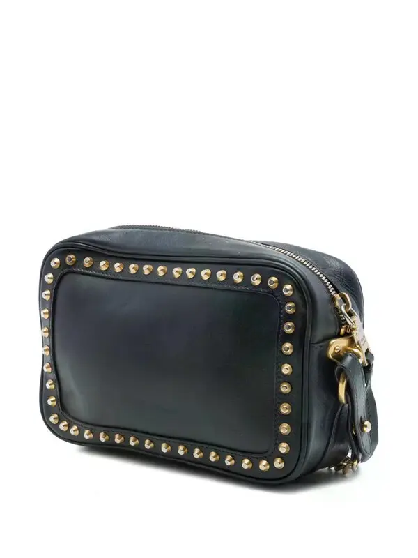 Prada 2010-2026 City Calf Studded Camera Bag Crossbody Bag